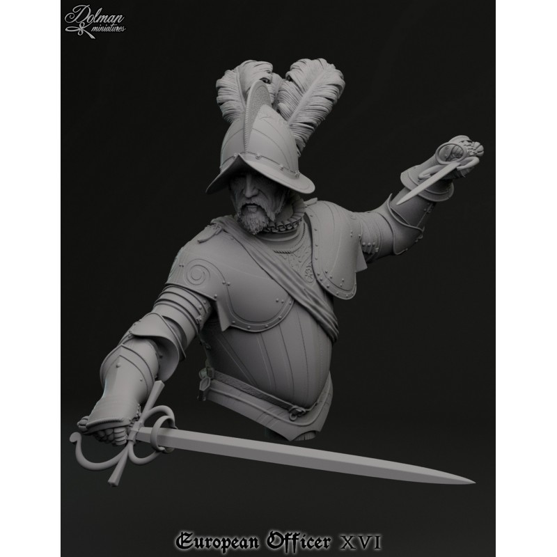 European Officer XVI c. Exclusive Bust 1/10