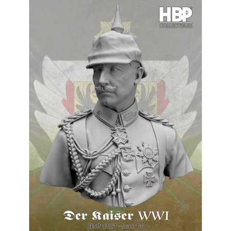 Der Kaiser WWI .Bust Scale 1/6