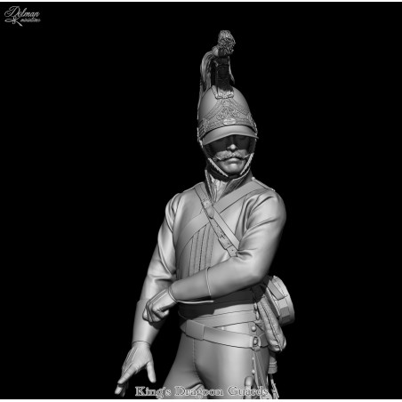 King's Dragoon Guards.Scale 100mm